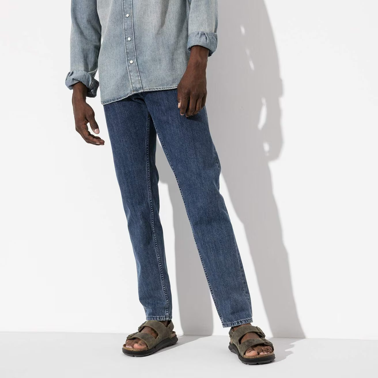 BIRKENSTOCK MILANO CROSSTOWN FADED KHAKI OILED LEATHER